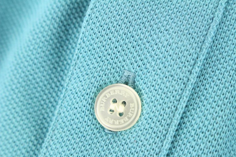 Burberry Brit Men's Large Light Blue Logo Polo Shirt 56B715S For Sale ...