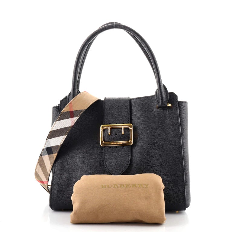 Burberry Buckle Tote Leather Medium at 1stDibs