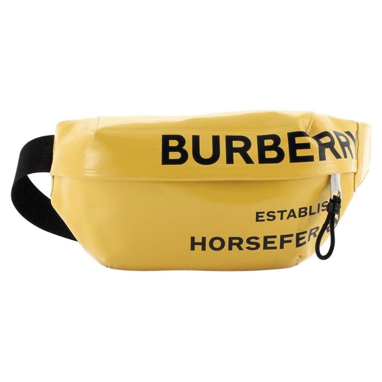 Burberry Bum Bag Horseferry Print Coated Canvas Medium at 1stDibs ...