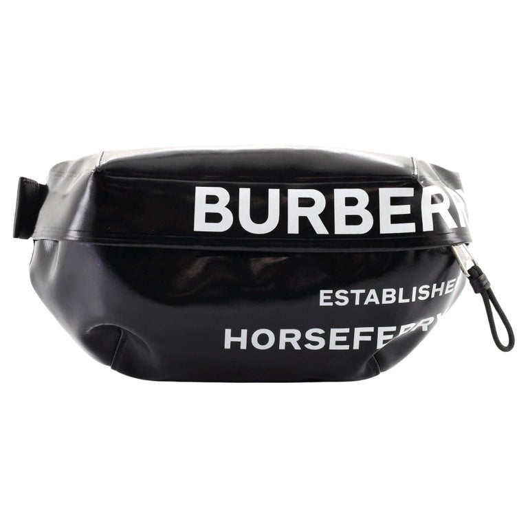Burberry Bum Bag Horseferry Print Coated Canvas Medium at 1stDibs