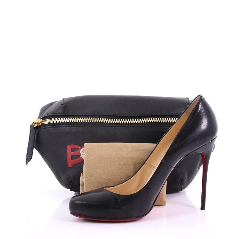 Burberry Bum Bag Printed Leather Medium at 1stDibs