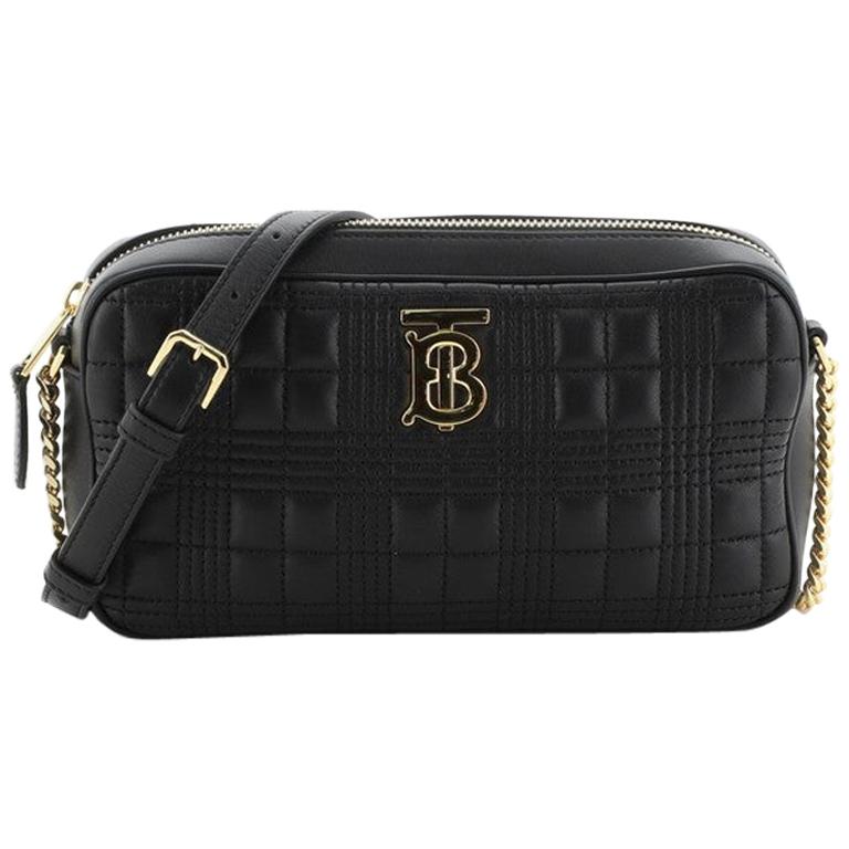 Burberry Chain Camera Bag Quilted Leather Mini at 1stDibs | burberry ...