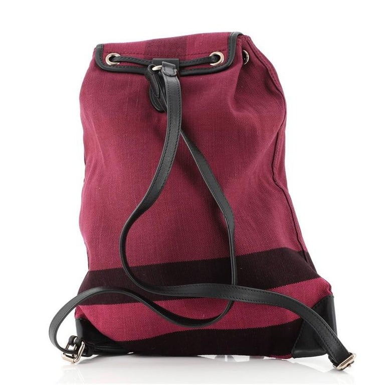 Burberry Chiltern Backpack House Check Canvas Medium at 1stDibs