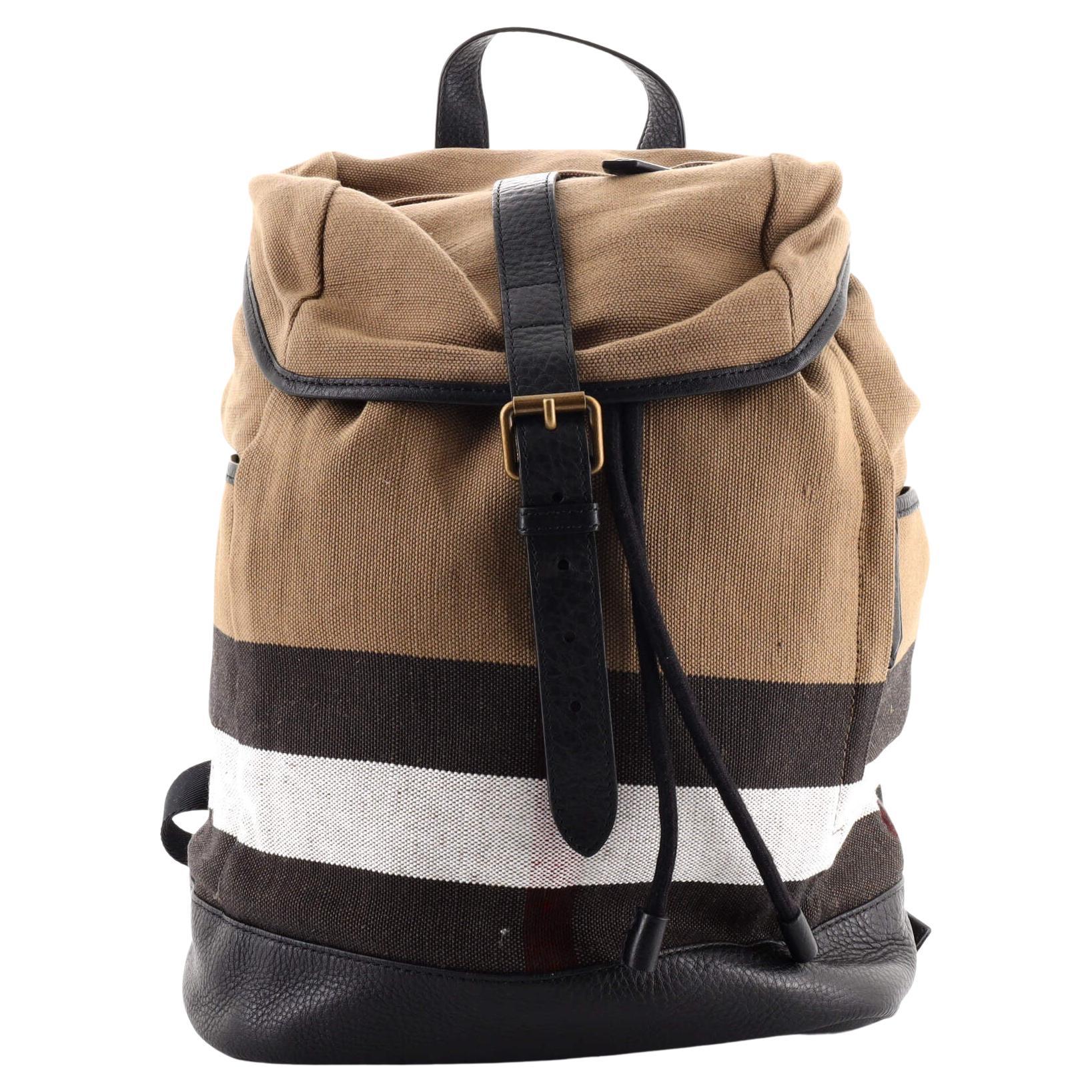 Burberry Rucksack Backpack Nylon With Leather Medium at 1stDibs ...