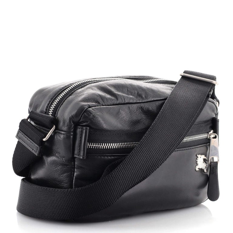 Burberry Front Pocket Crossbody Bag Soft Nappa Leather Small For Sale ...