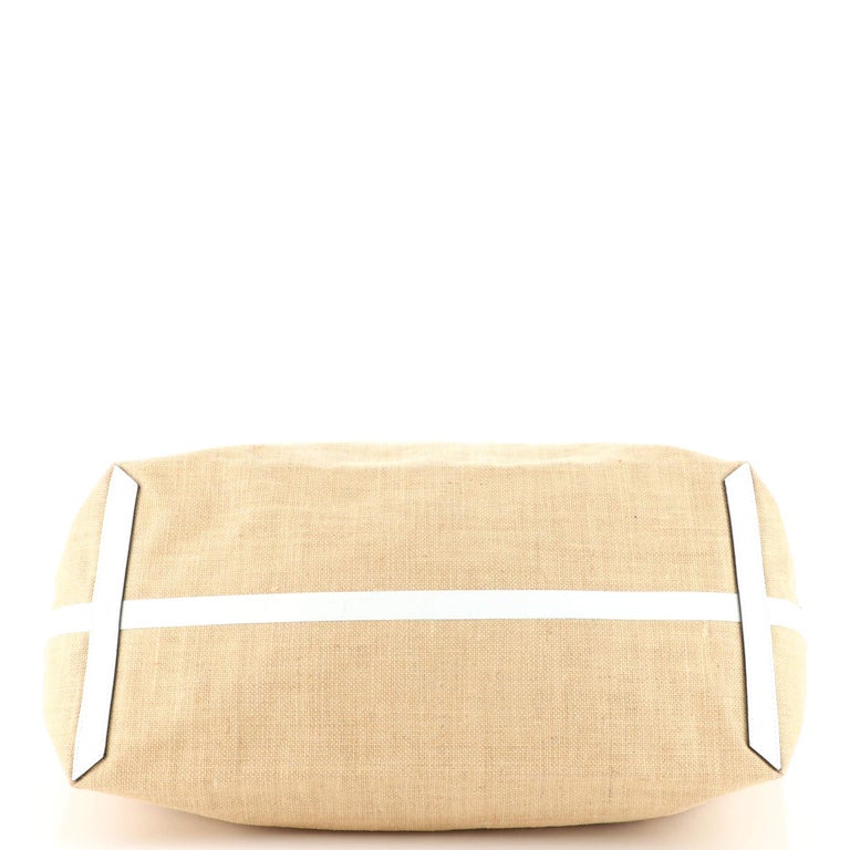 Burberry Giant Tote Raffia XL For Sale at 1stDibs