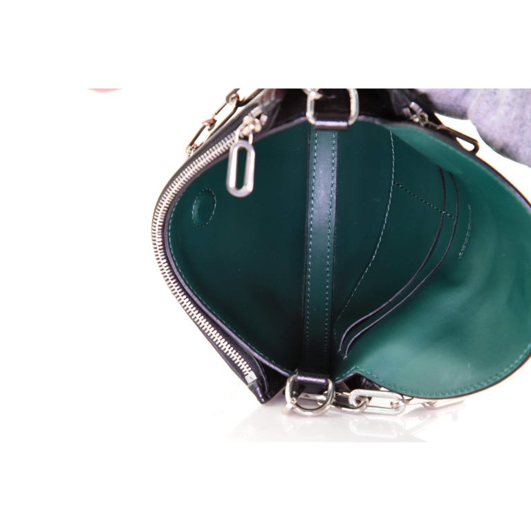 Burberry Half Moon Chain Bag Leather Small For Sale at 1stDibs