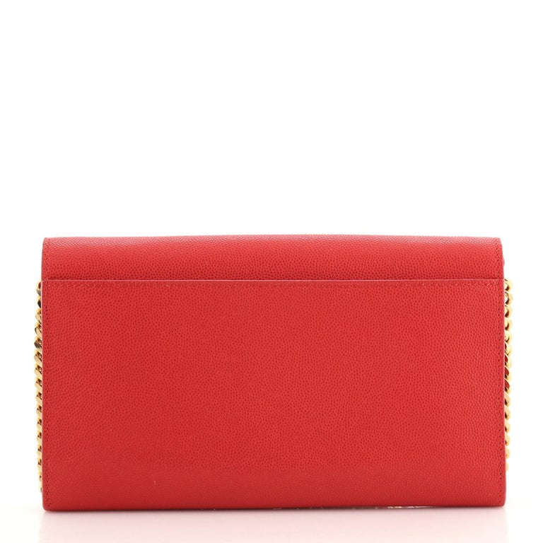 Burberry Hannah Wallet on Chain Leather at 1stDibs