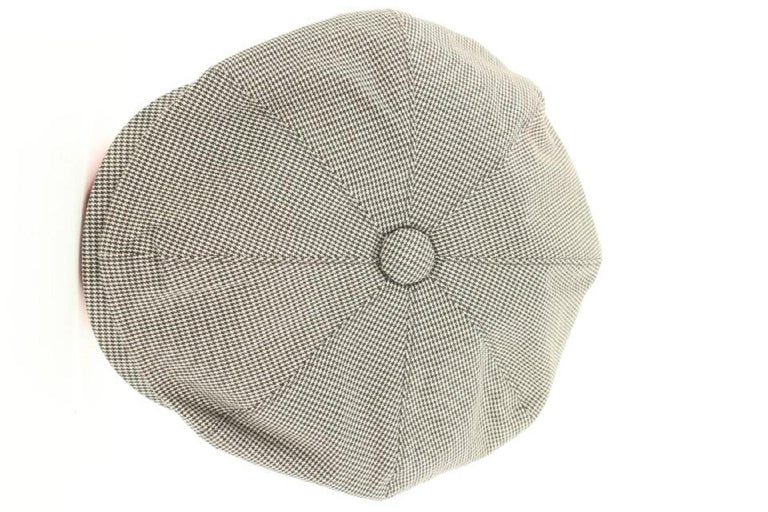 Burberry Herringbone Cabby Gatsby Drivers Cap Hat 3bur119 at 1stDibs