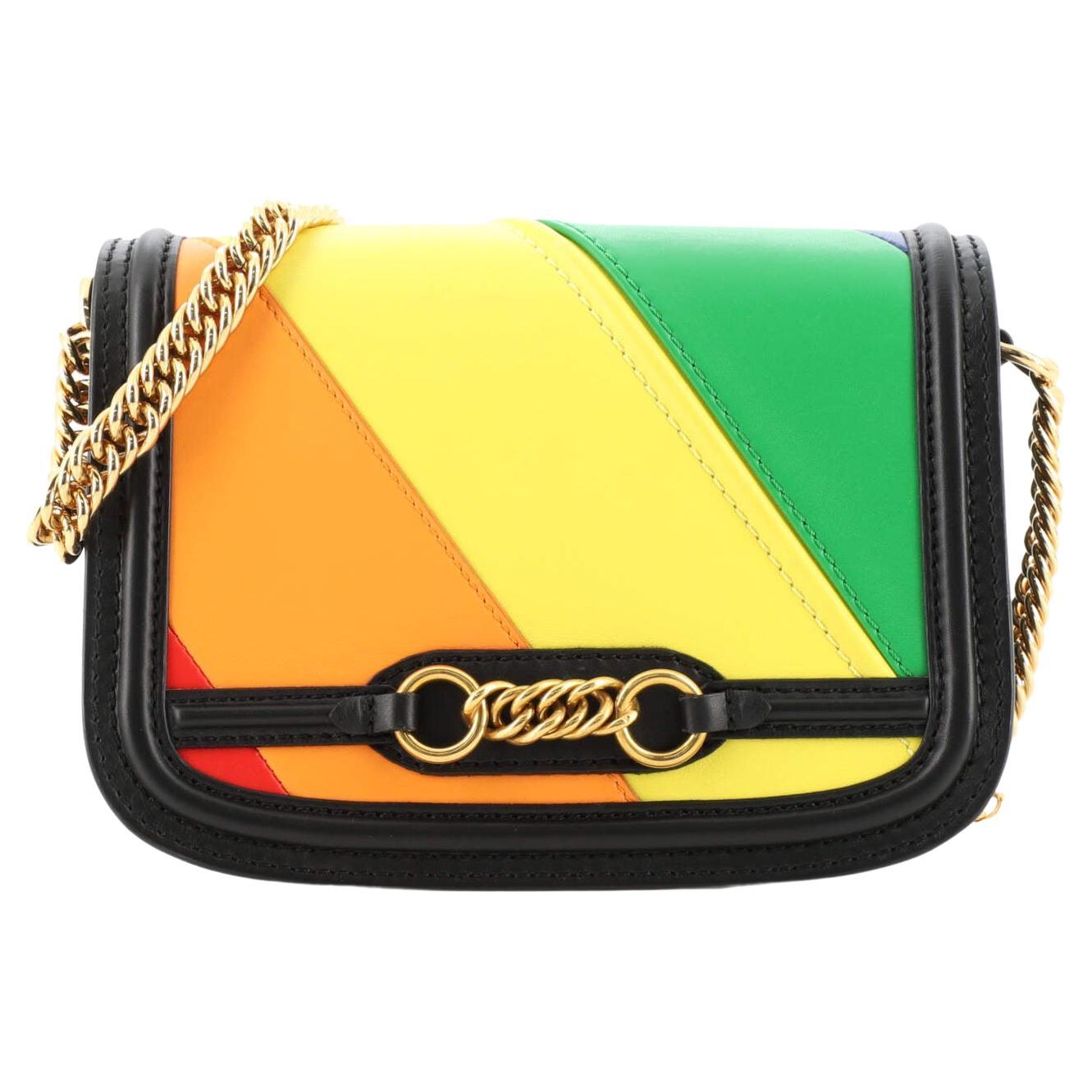 Burberry Tri Colour Grained Leather Buckle Flap Crossbody Bag at 1stDibs