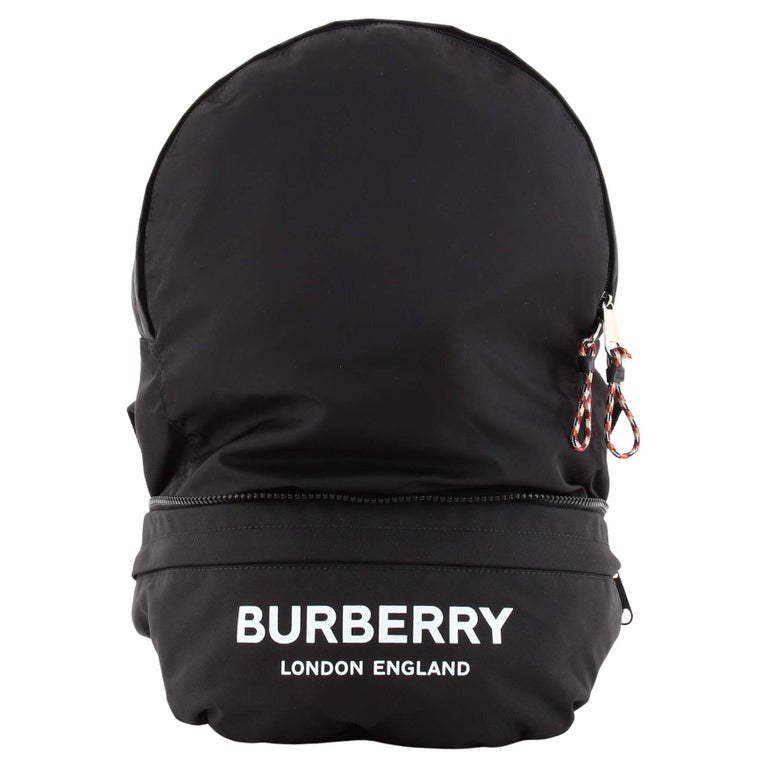 Burberry Logo Convertible Bum Bag Nylon For Sale at 1stDibs