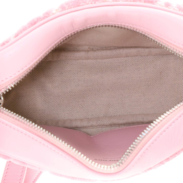 Burberry Lola Camera Bag TB Monogram Terry Cloth Mini For Sale at 1stDibs