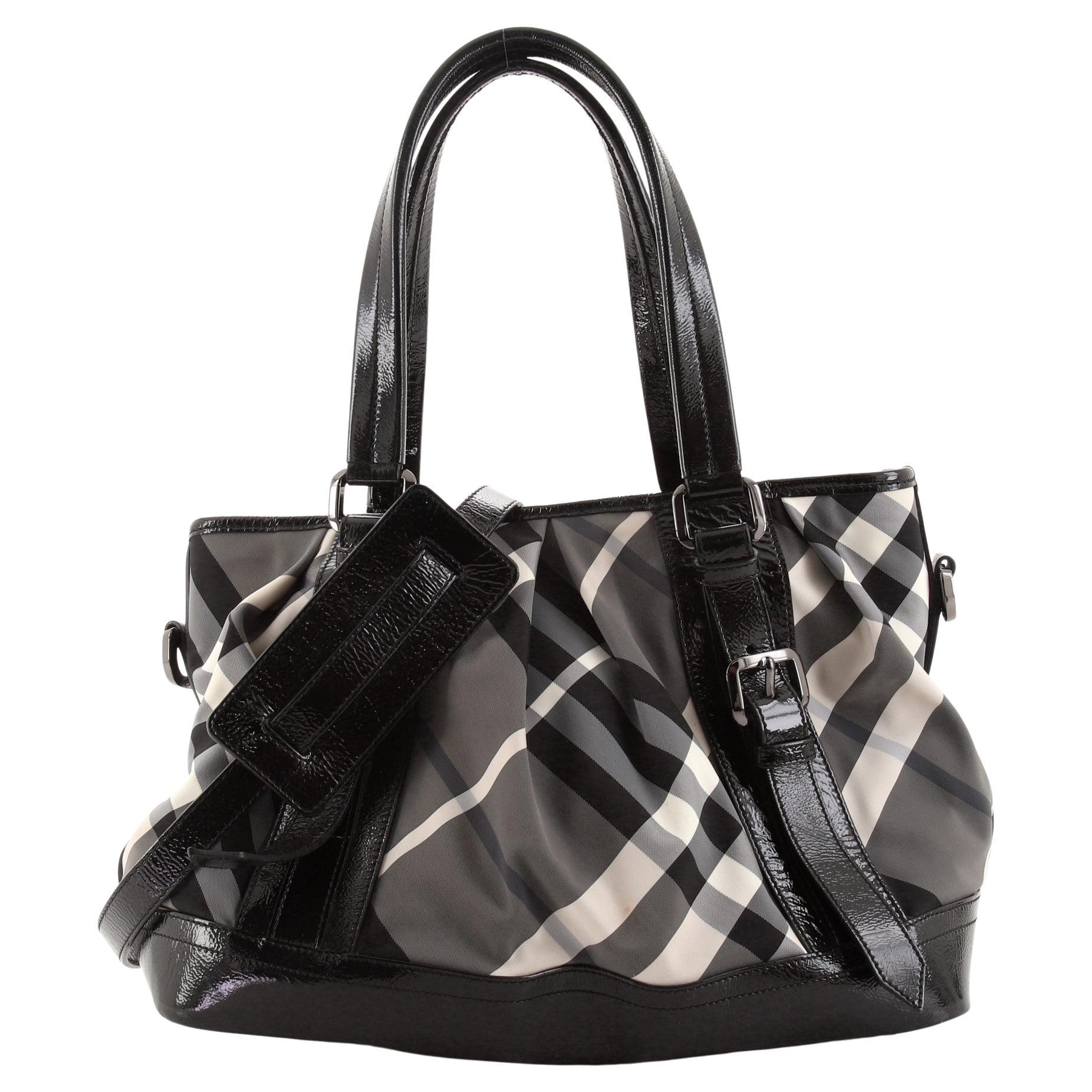 Burberry Banner Convertible Tote Camouflage Suede Medium at 1stDibs ...