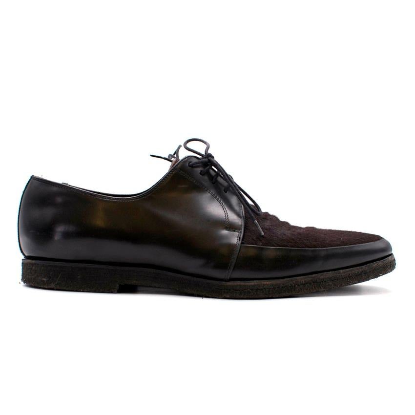 Burberry Men's Calf-Hair Shoes - Size EU 44 For Sale at 1stDibs | calf ...