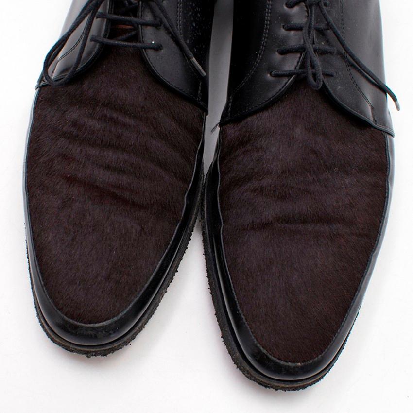 Burberry Men's Calf-Hair Shoes - Size EU 44 For Sale at 1stDibs | calf ...
