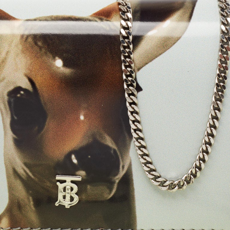 Burberry Multicolor Patent Leather Jessie Bambi Wallet on Chain For ...