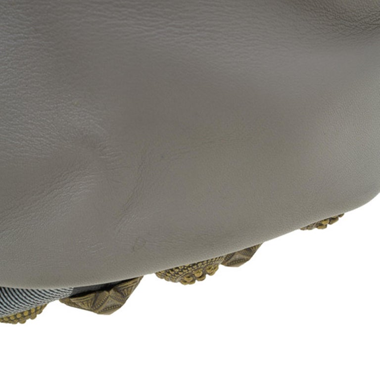 Burberry Pastel Nova Check Warrior Studded Hobo For Sale at 1stDibs