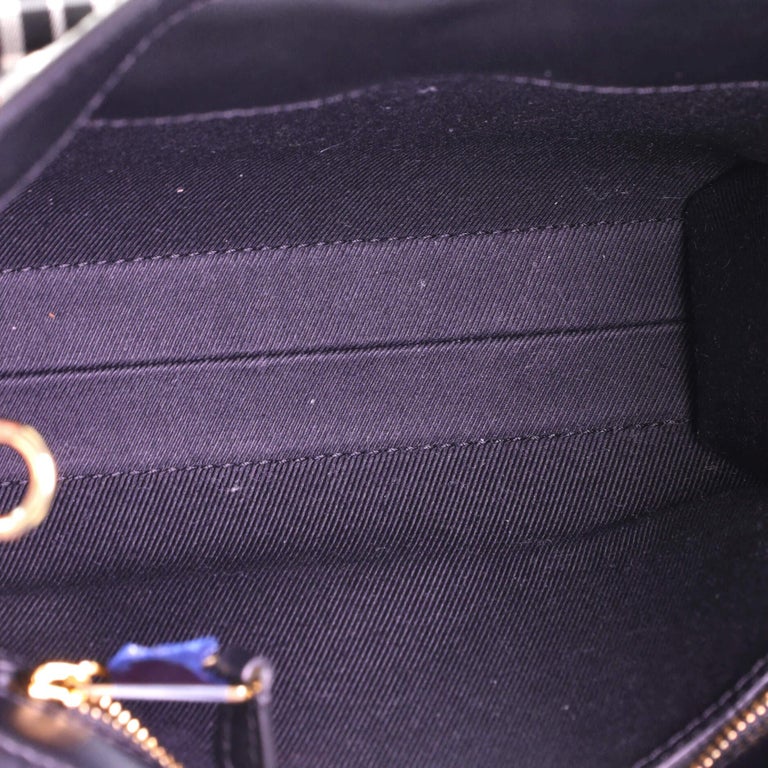 Burberry Pocket Bag Woven Leather Mini For Sale at 1stDibs