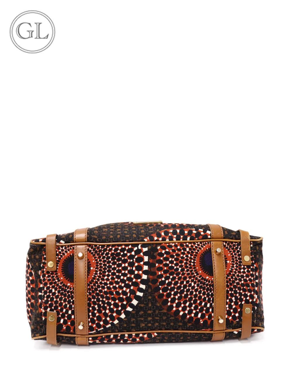 Burberry Prorsum Sunburst Canvas and Leather Tote Bag. For Sale at 1stDibs