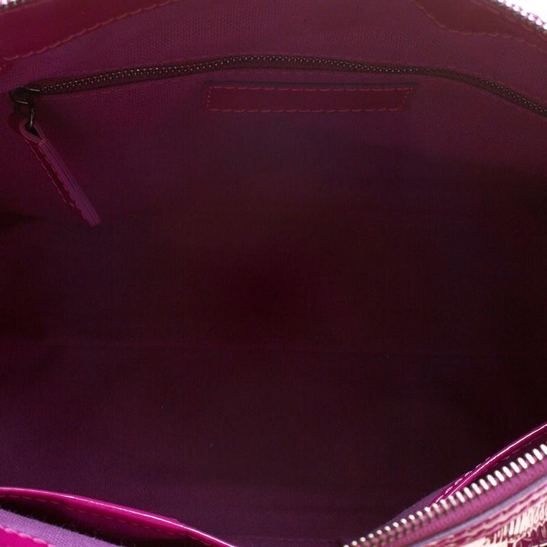 Burberry Raspberry Sorbet Patent Leather Top Handle Bag at 1stDibs