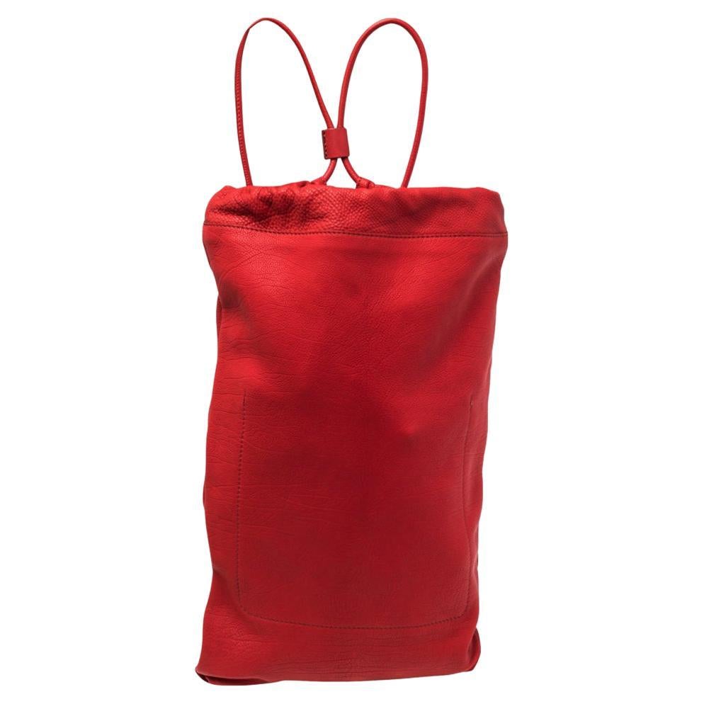 Burberry The Large Rucksack in Technical Nylon and Leather Large at ...