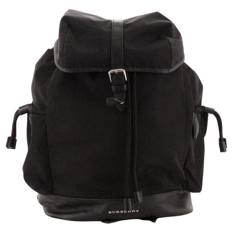 Burberry Rucksack Backpack Nylon with Leather Large at 1stDibs