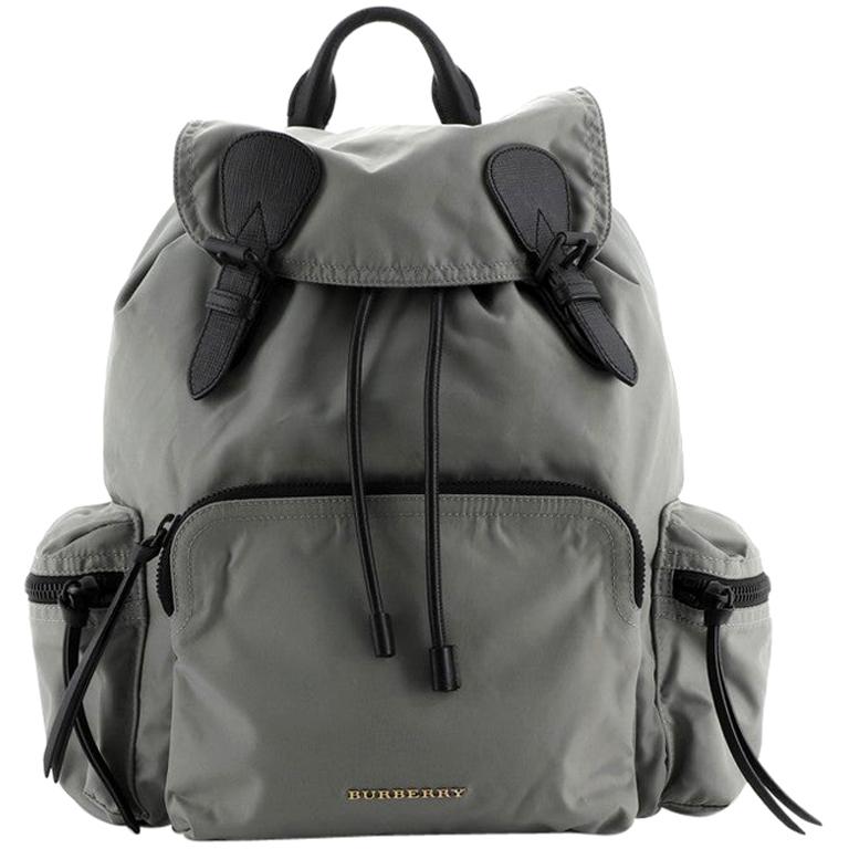 Burberry Rucksack Backpack Nylon with Leather Medium at 1stDibs ...