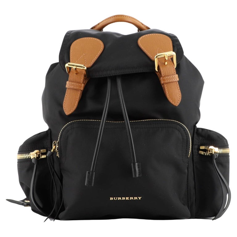 Burberry Rucksack Backpack Nylon with Leather Medium at 1stDibs