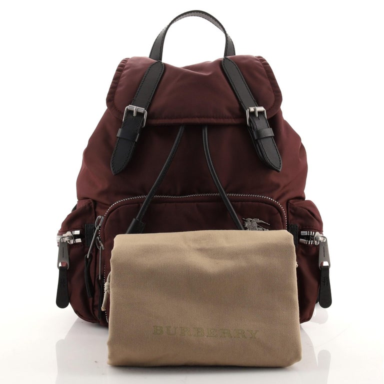 Burberry Rucksack Backpack Nylon with Leather Small at 1stDibs