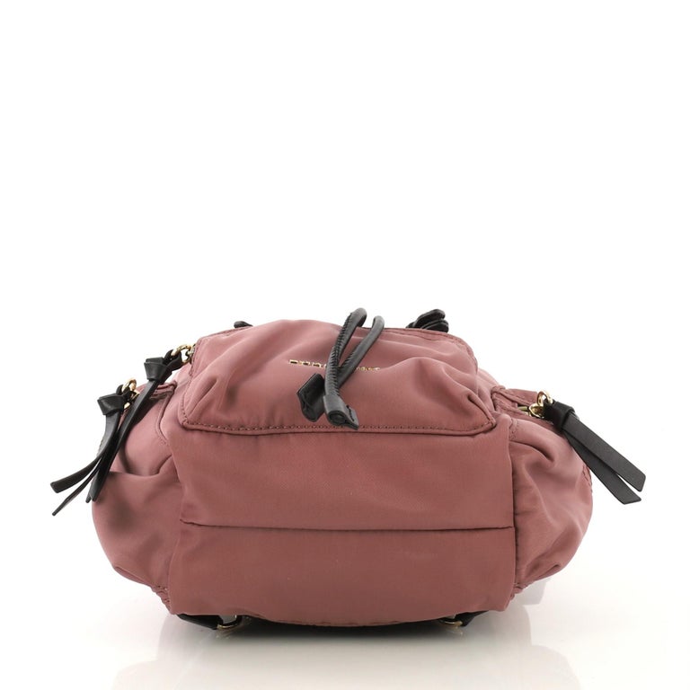 Burberry Rucksack Backpack Nylon with Leather Small at 1stDibs