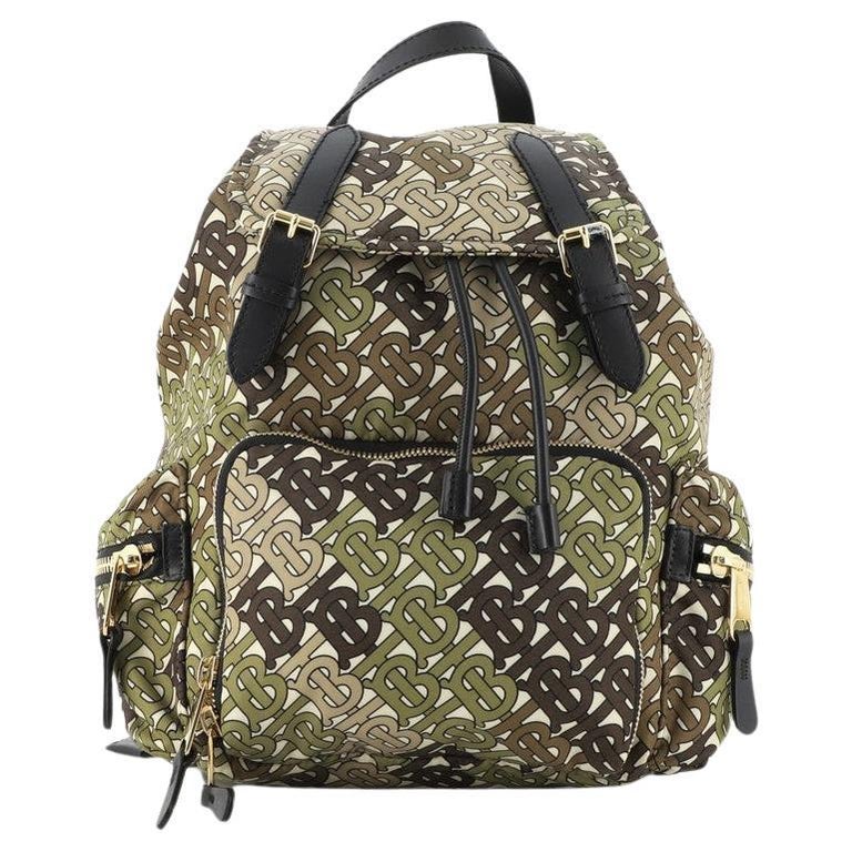 Burberry Rucksack Backpack TB Monogram Nylon Medium at 1stDibs