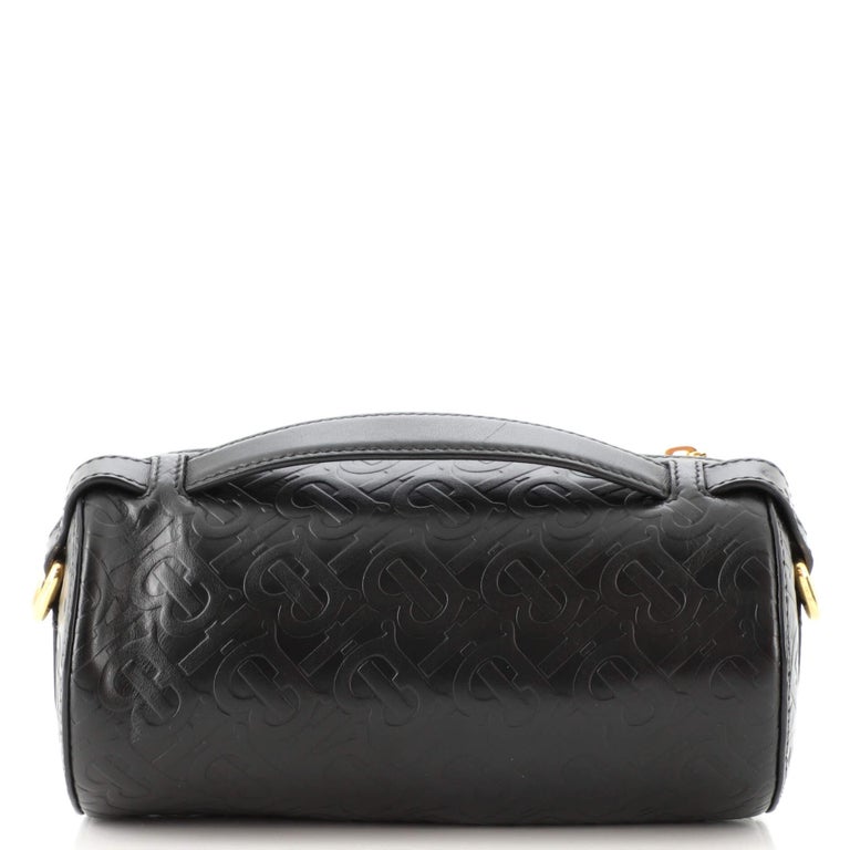 Burberry TB Barrel Crossbody Bag Monogram Embossed Leather Small For ...
