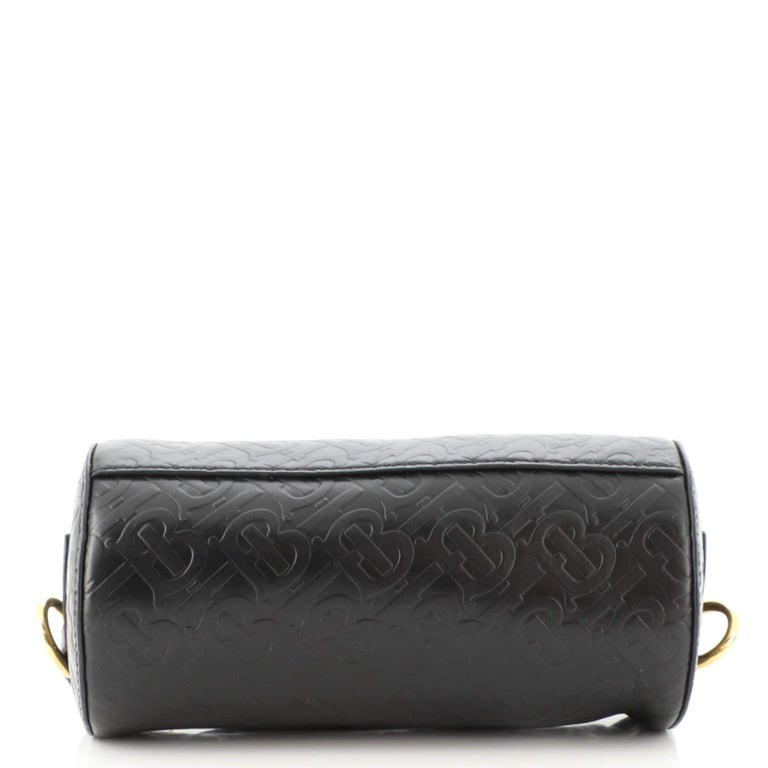 Burberry TB Barrel Crossbody Bag Monogram Embossed Leather Small For ...