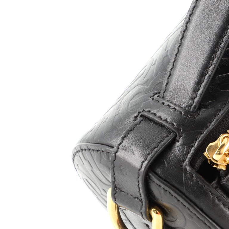 Burberry TB Barrel Crossbody Bag Monogram Embossed Leather Small For ...