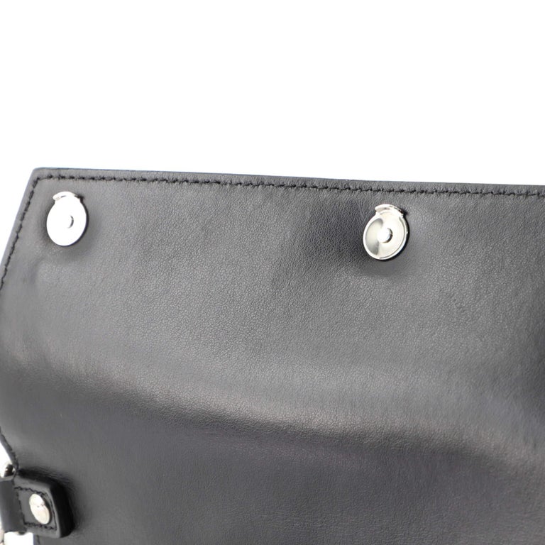 Burberry TB Flap Crossbody Bag Monogram Embossed Leather For Sale at ...