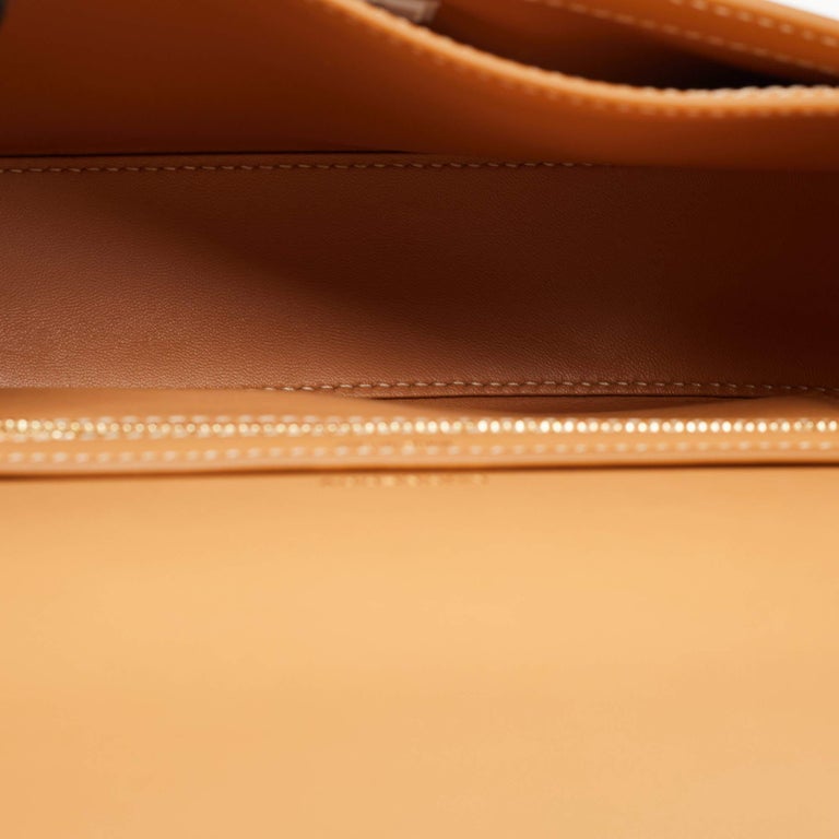 Burberry Warm Sand Leather Medium Olympia Shoulder Bag For Sale at 1stDibs