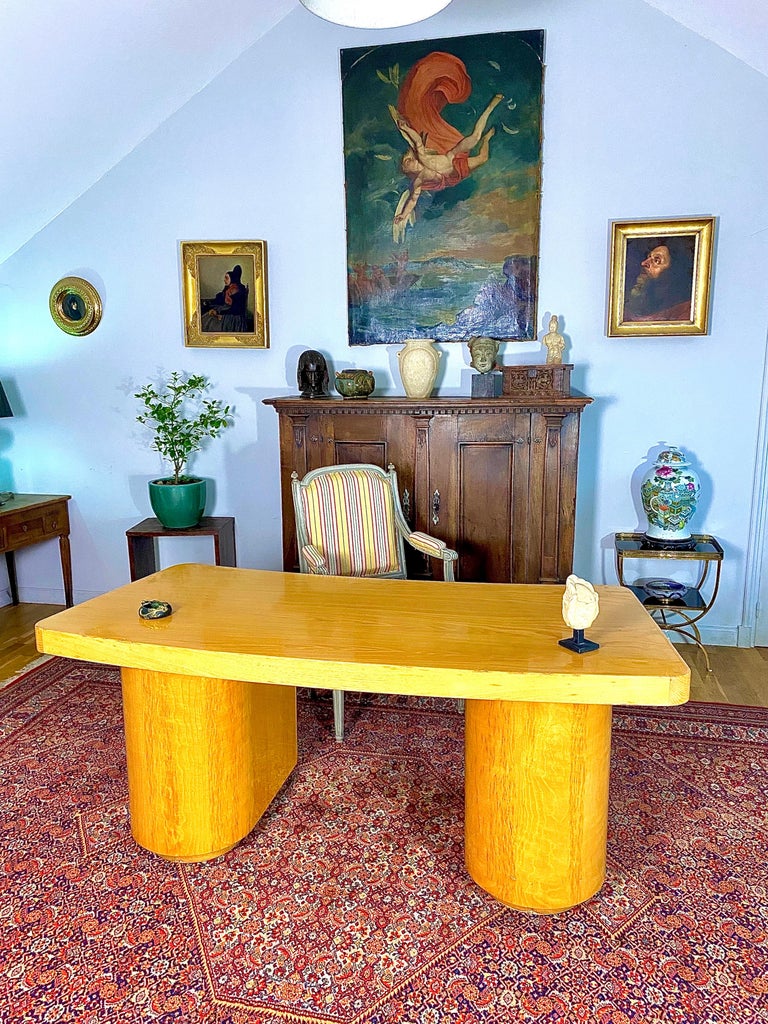 Art Deco Boomerang Desk Circa 1940 For Sale at 1stDibs