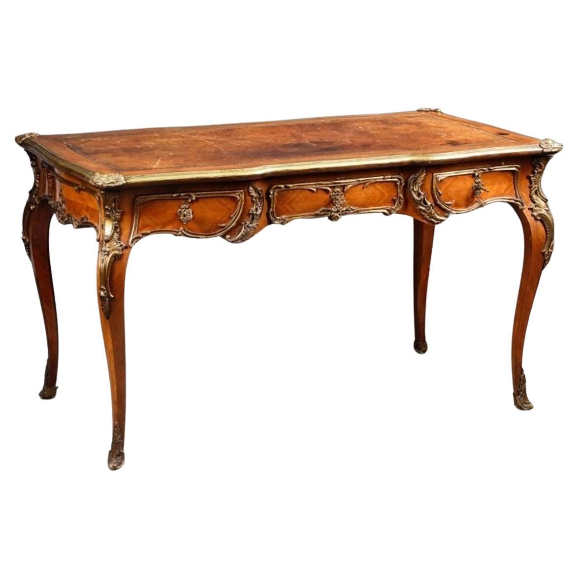 19th Century French Louis XV Style Marquetry Lady's Desk For Sale at ...