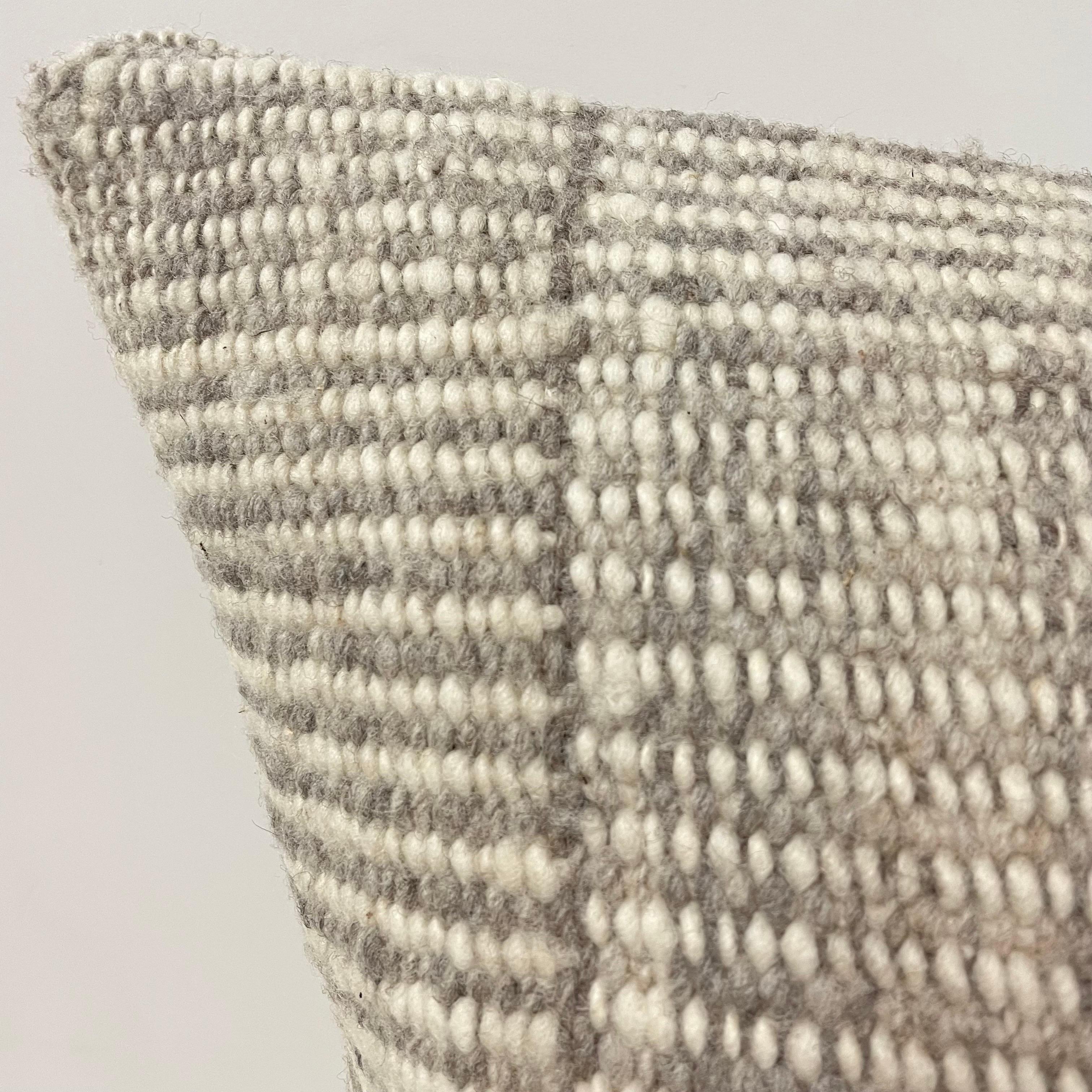 Burges Wool Hand Made Wool Pillow For Sale at 1stDibs