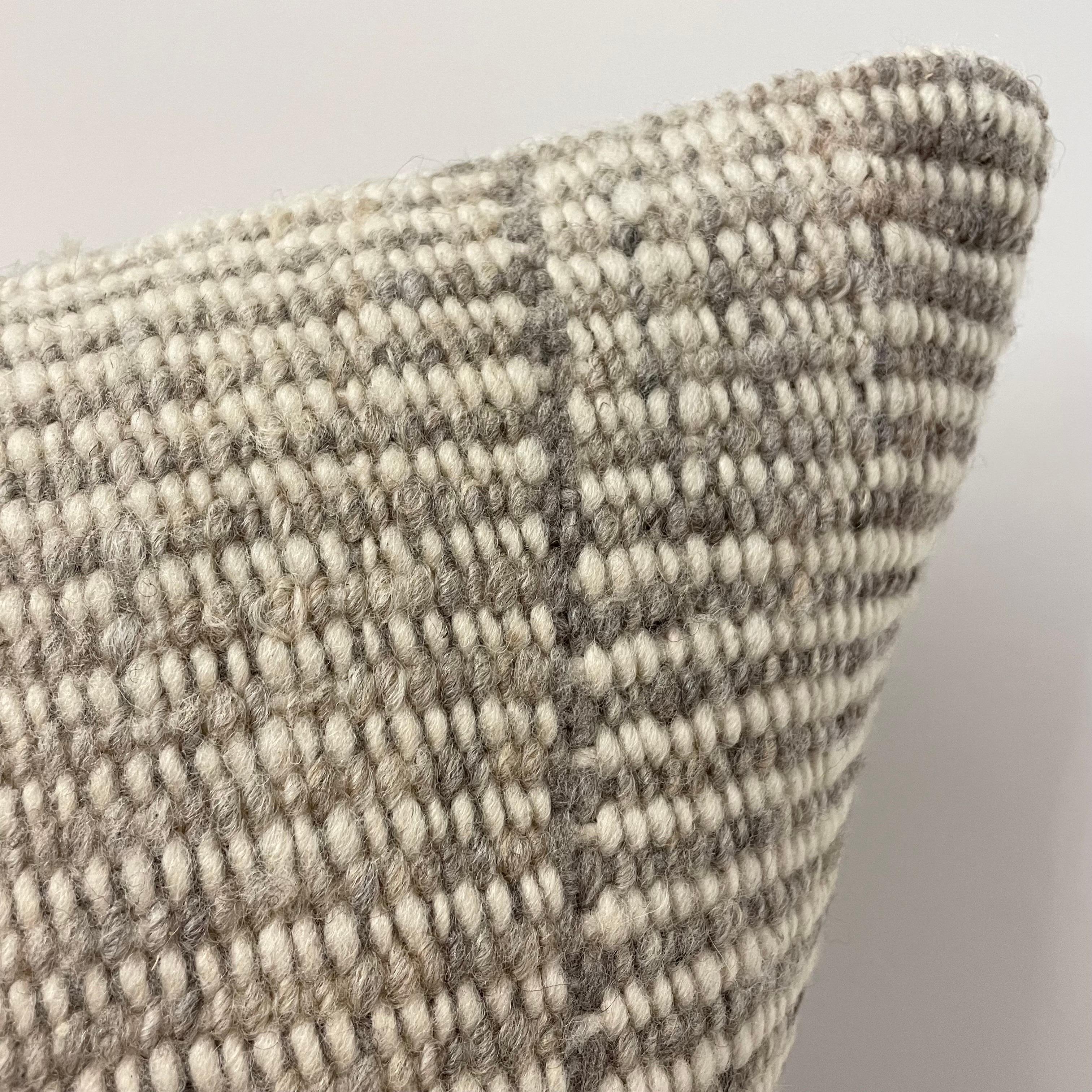 Burges Wool Hand Made Wool Pillow For Sale at 1stDibs