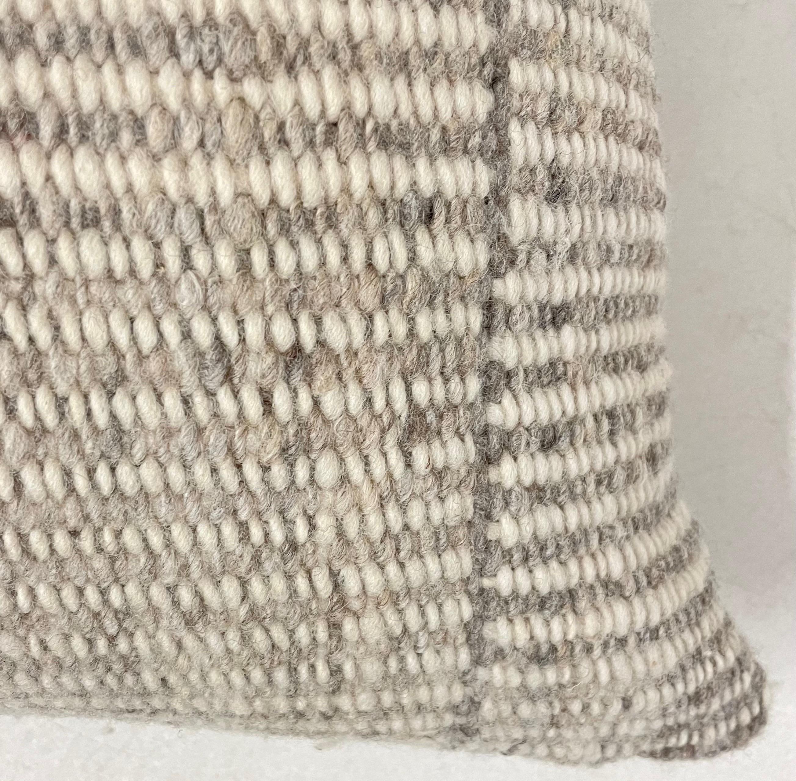 Burges Wool Hand Made Wool Pillow For Sale at 1stDibs