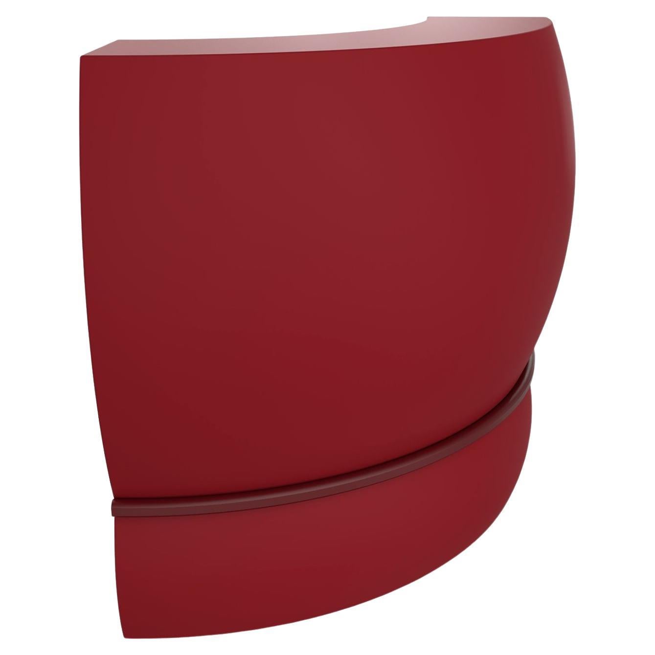 Live Edge Burl Wood Curved Bar at 1stDibs