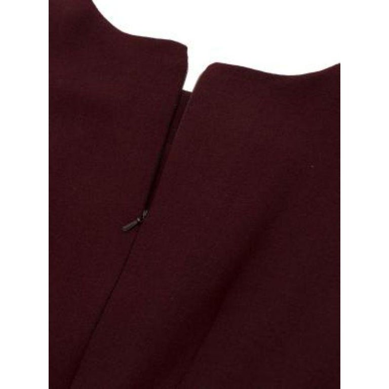 Burgundy Layered Mini Dress For Sale at 1stDibs