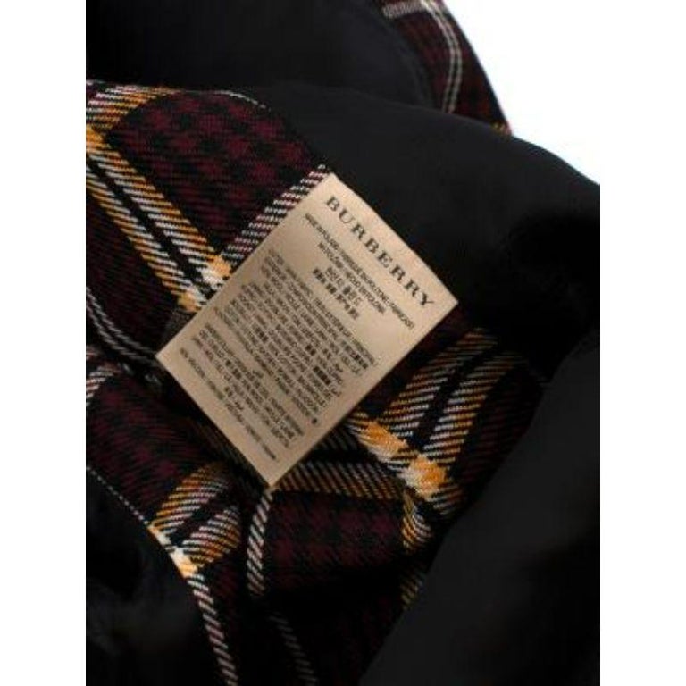 burgundy and yellow check longline tailored jacket For Sale at 1stDibs