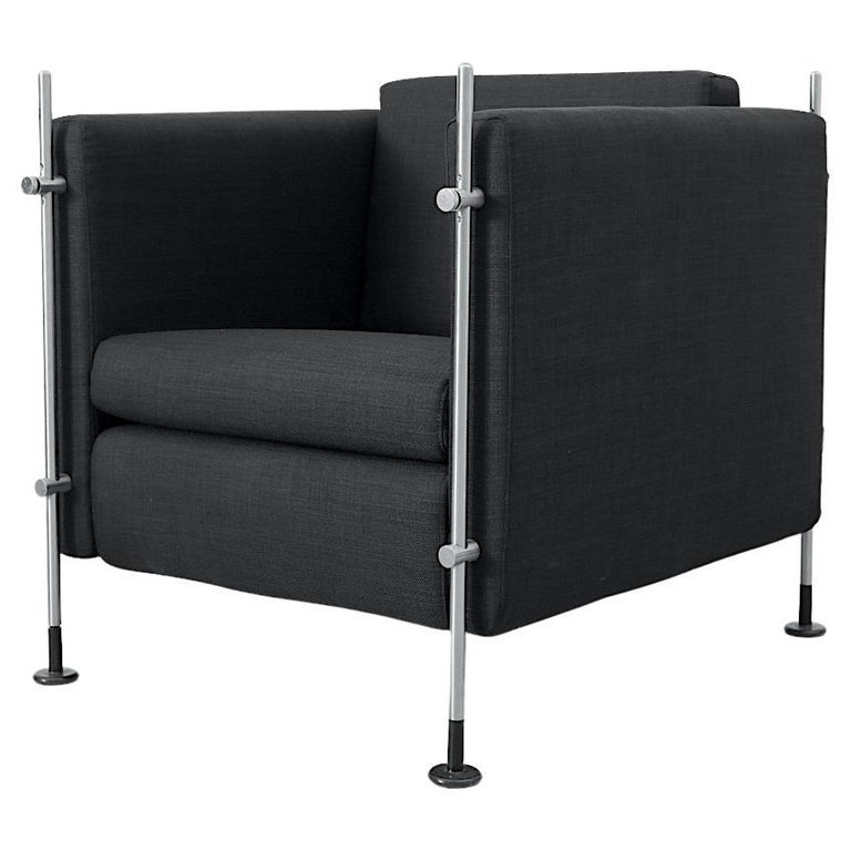 Burkhard Vogtherr "Felix" Cube Lounge Chair for Arflex For Sale at 1stDibs