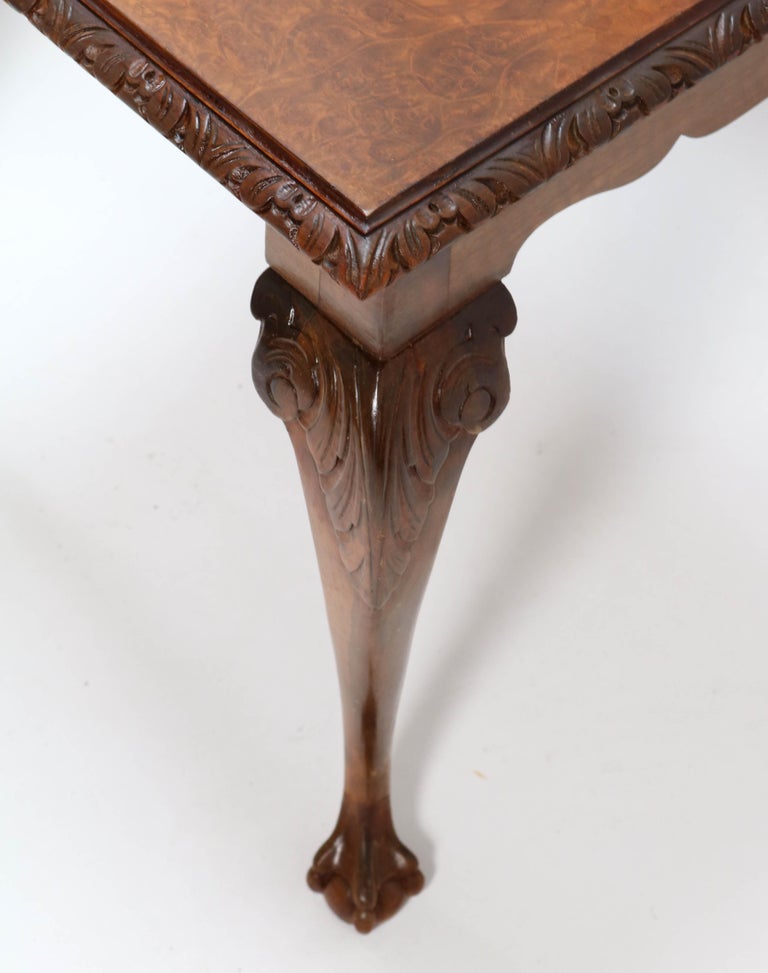 Walnut Chippendale Style Nesting Tables, 1920s For Sale at 1stDibs