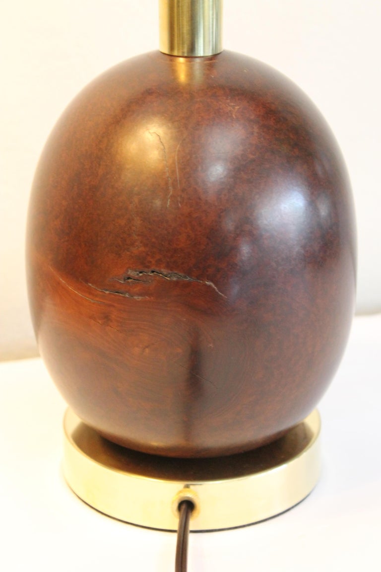 Burl Wood Lamp at 1stDibs