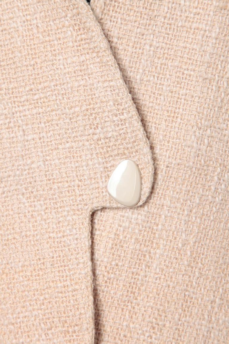 Burlap ( toile de jute ) suit jacket Thierry Mugler For Sale at 1stDibs