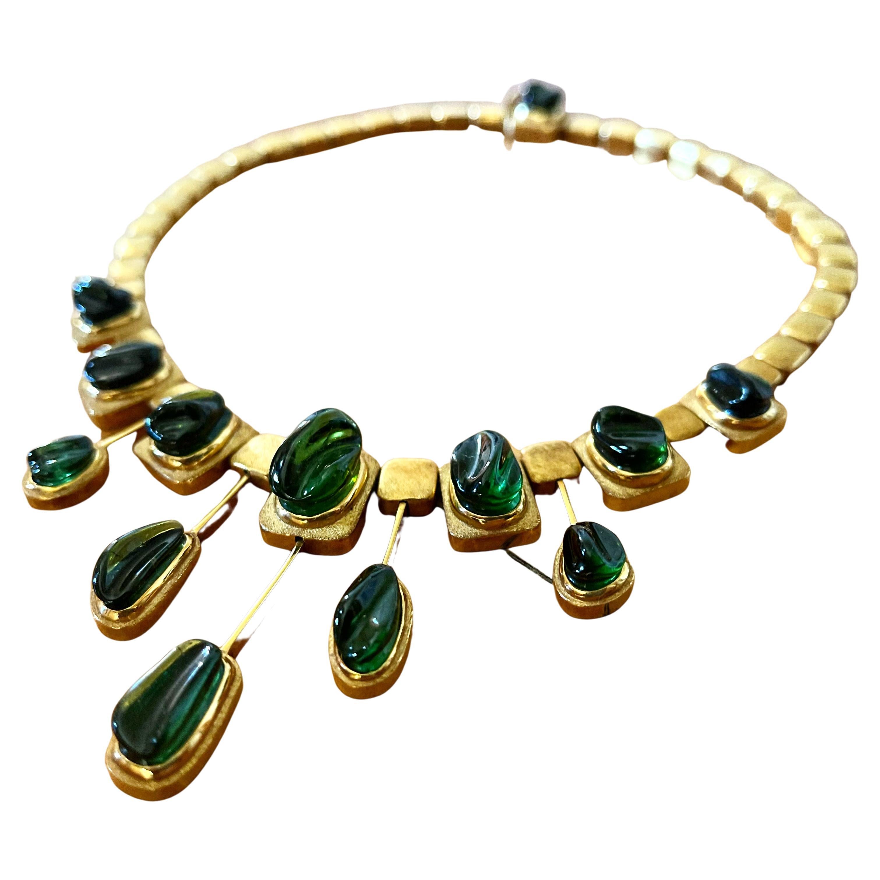 Burle Marx 1968 Brazil Necklace In 18Kt Yellow Gold With Forma Livre ...