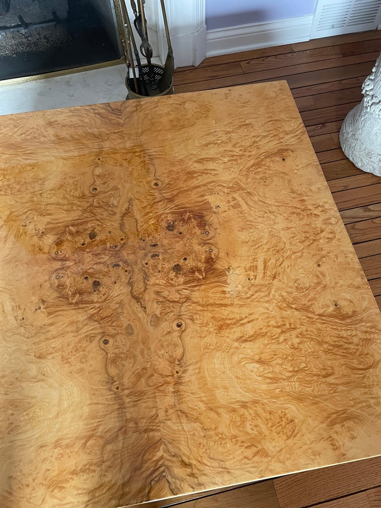 Burled Wood Coffee Table at 1stDibs